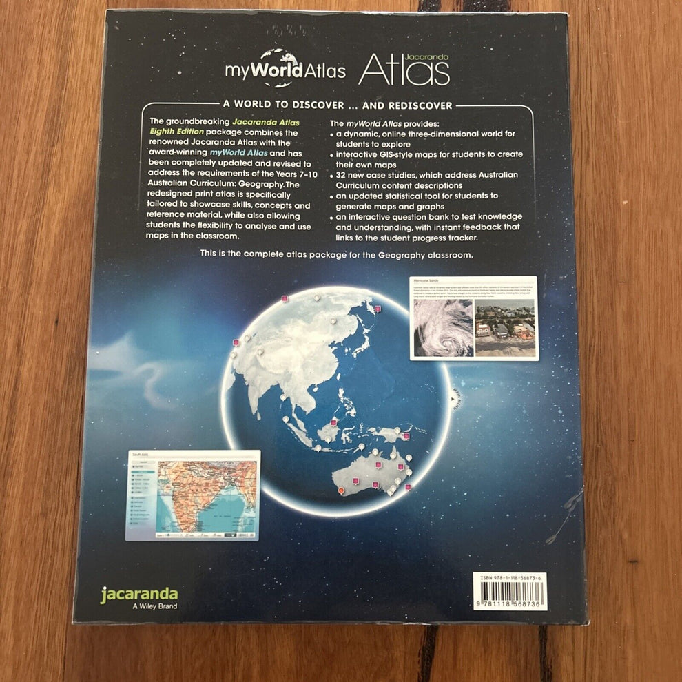 Jacaranda Atlas for the Australian Curriculum, (Eighth) 8th Edition ...